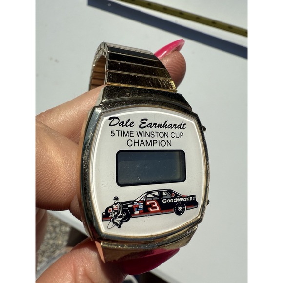 Accessories | Dale Earnhardt Digital Watch Winston Cup Champion 198 ...